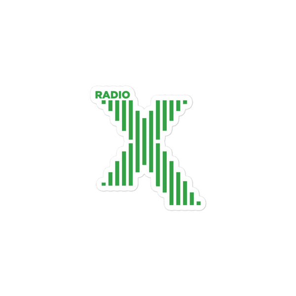 Radio X (Green Logo) Sticker - Global Store