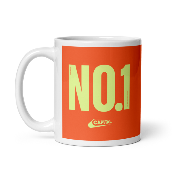 Capital No.1 Orange White Glossy Mug - Capital Breakfast Edition ...